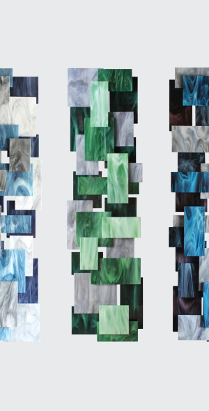 Karo Studios - Triptych Wall Sculpture