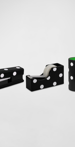 kate spade new york - picture dot stapler, tape dispenser, and pencil ...