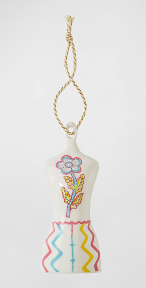 Kit Kemp for Spode - Rik Rak Mannequin Ornament