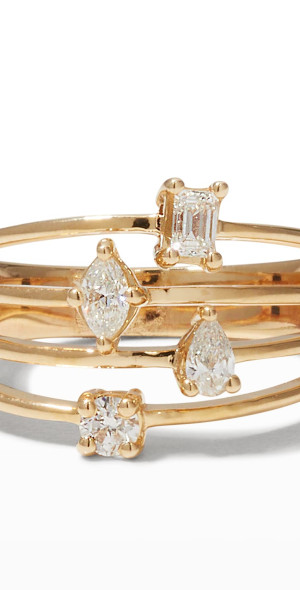 LANA - Multi-Band Diamond Ring
