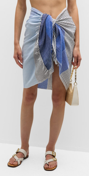 lemlem - Lema Colorblock Sarong Coverup