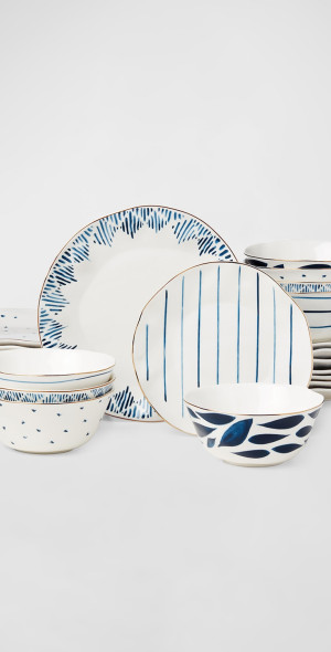 Lenox - Blue Bay 24-Piece Dinnerware Set, Service for 8