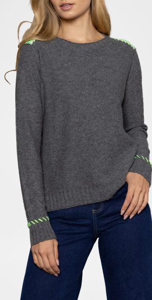 Lisa Todd - Think Twice Whipstitch Cashmere Pullover