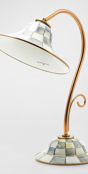 MacKenzie-Childs - Sterling Check Desk Lamp