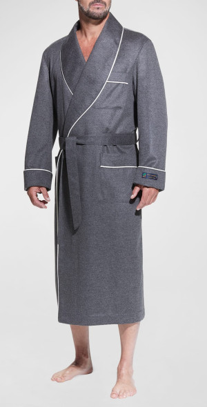 Majestic International - Men's Solid Shawl Robe