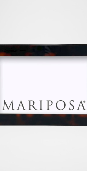 Mariposa - Tortoise Acrylic Frame, 4" x 6"