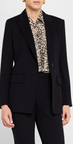 Max Mara Studio - Caprara Single-Button Pick Stitch Blazer