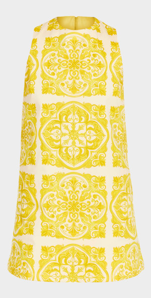 Mestiza New York - Fiona Reversible Tile-Print Mini Dress