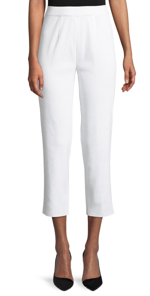 Misook - Plus Size Slim-Leg Knit Ankle Pants