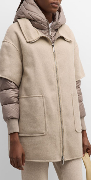 MooRER - Fabula Layered Puffer Jacket