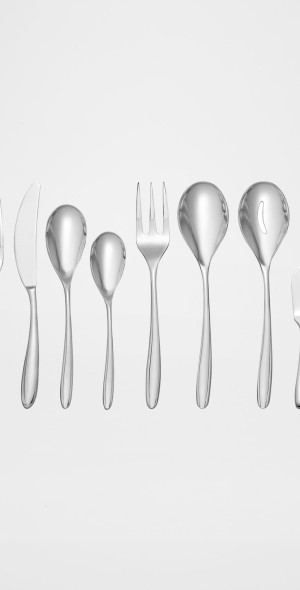 Nambe - Bend 45-Piece Flatware Set