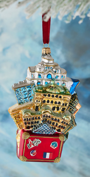 Neiman Marcus - Paris Landscape Christmas Ornament