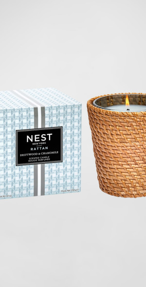 NEST New York - Rattan Driftwood and Chamomile Classic Candle, 8.1 oz. NEST New York - Rattan Driftwood and Chamomile Classic Candle, 8.1 oz.
