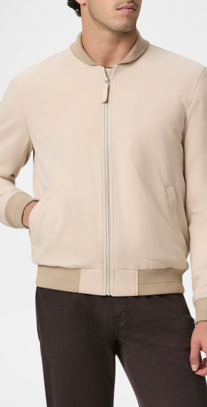 PAIGE - Men's Timothy Twill Bomber Jacket