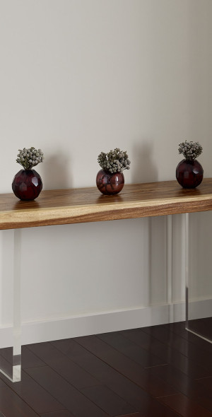 Phillips Collection - Floating Chamcha Wood Console Table