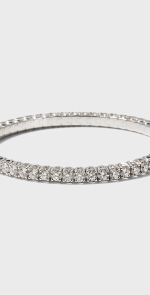 Picchiotti - White Gold 55 Round Diamond Tennis Bracelet