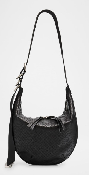 Rag & Bone - Spire Mini Snake-Embossed Leather Hobo Bag
