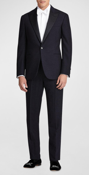 Ralph Lauren Purple Label - Men's Barathea Solid Wool Tuxedo