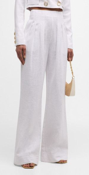 Ramy Brook - Dalia Pleated Wide-Leg Pants