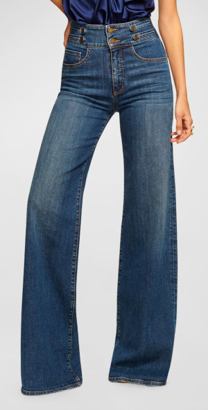 Ramy Brook - Liv High-Rise Wide-Leg Jeans