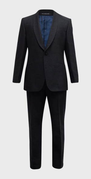 Richard James - Men's Shawl-Collar Shantung Silk Tuxedo