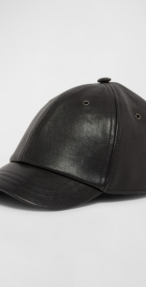 Saint Laurent - Patent Leather Baseball Hat
