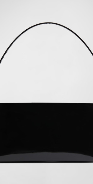 Saint Laurent - Suzanne Small YSL Rigid Leather Shoulder Bag