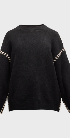 SIMONMILLER - Leith Whipstitch Knit Sweater