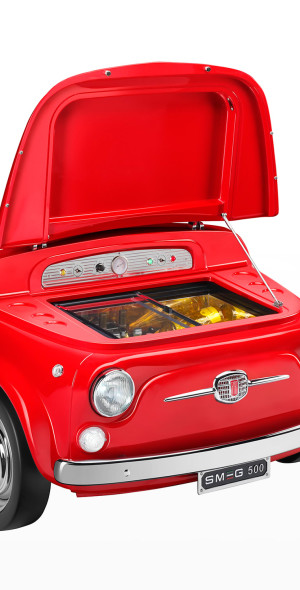 Smeg - FIAT X SMEG Red Electric Cooler