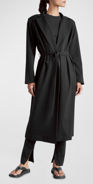 Splendid - x Kate Young Wool-Blend Wrap Coat