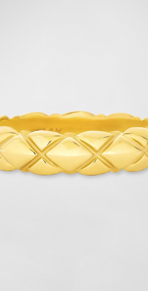 STONE AND STRAND - Puff Puff Quilted Ring