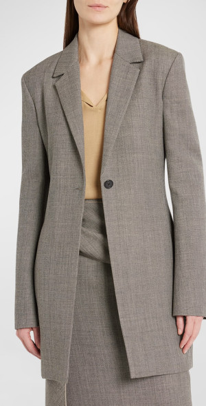 THE ROW - Enny One-Button Wool Jacket