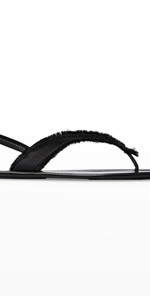 THE ROW - Frayed Slingback Thong Sandals