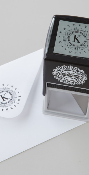 Three Designing Women - Name & Initial Stamp