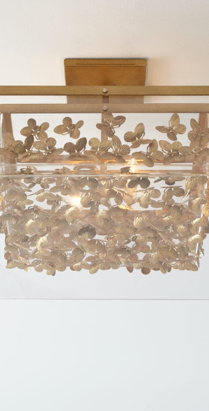 Tommy Mitchell - Butterfly Flush-Mount Ceiling Light
