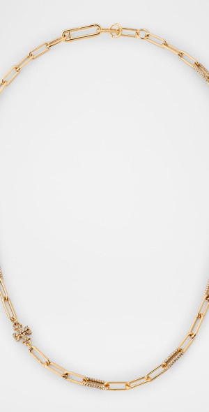 Tory Burch - Good Luck Chain Pave Necklace