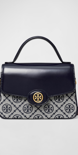 Tory Burch - Robinson Small T Monogram Top-Handle Bag
