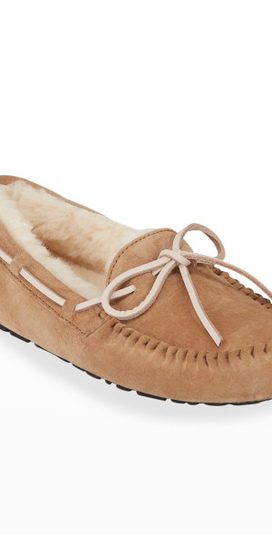 UGG - Dakota Wool-Lined Tie-Slipper