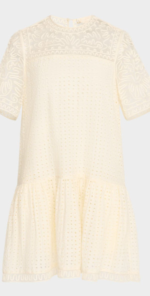 Ulla Johnson - Gabi Embroidered Mini Dress