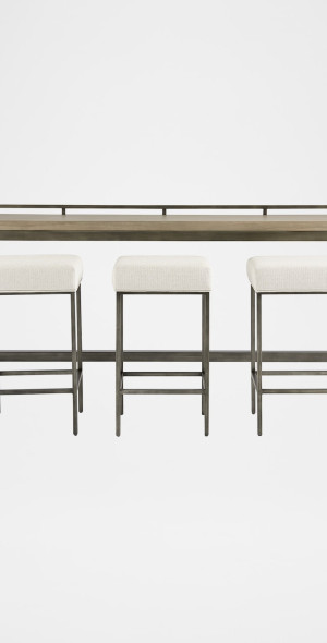 Universal Furniture - Mitchell Console Table with 3 Stools