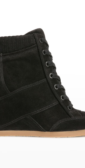Veronica Beard - Elissa Suede Wedge Sneakers
