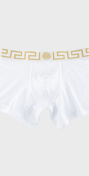 Versace - Greca Border Long Boxer Trunks