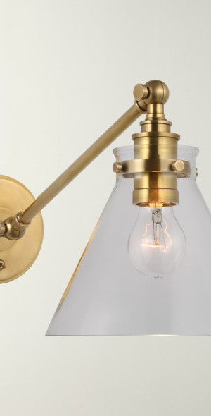 Visual Comfort Signature - Parkington Single Library Wall Light In ...