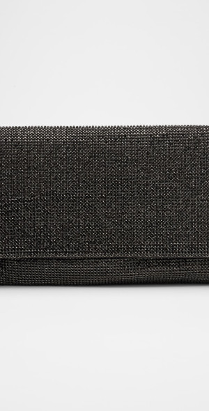Whiting & Davis - Evening Flap Mesh Clutch Bag
