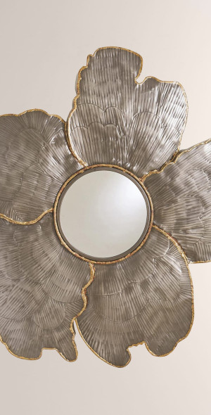 William D Scott - Flower Wall Mirror