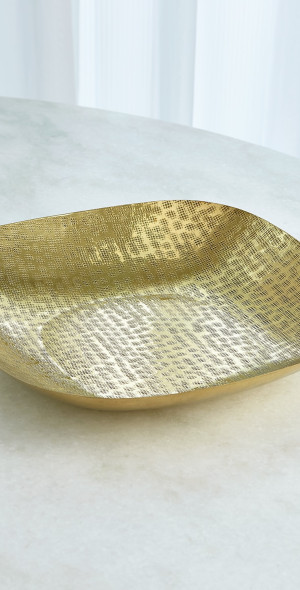William D Scott - Hammered Square Bowl