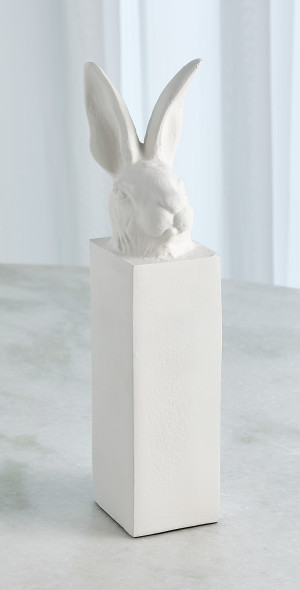 William D Scott - Rabbit Head Sculpture