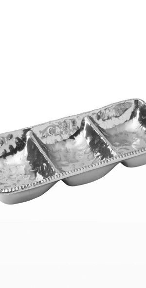 Wilton Armetale - River Rock 3-Sectional Server