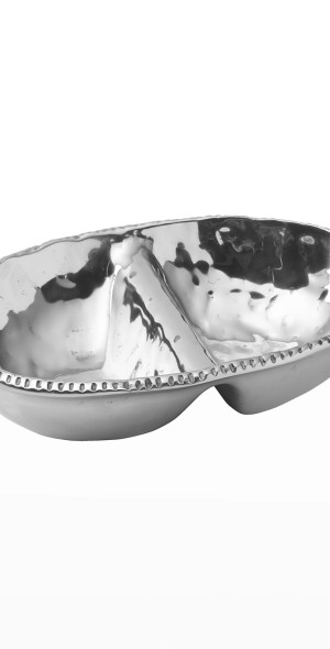 Wilton Armetale - River Rock Divided Oval Dish