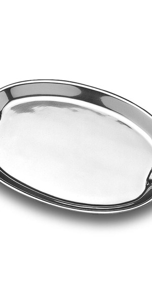 Wilton Armetale - Scallop Handled Oval Tray